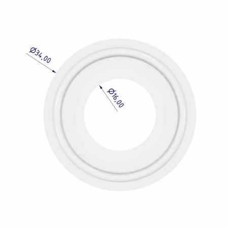Silicone Gasket 34 mm TC DN15 Brewtools MaltMagnus